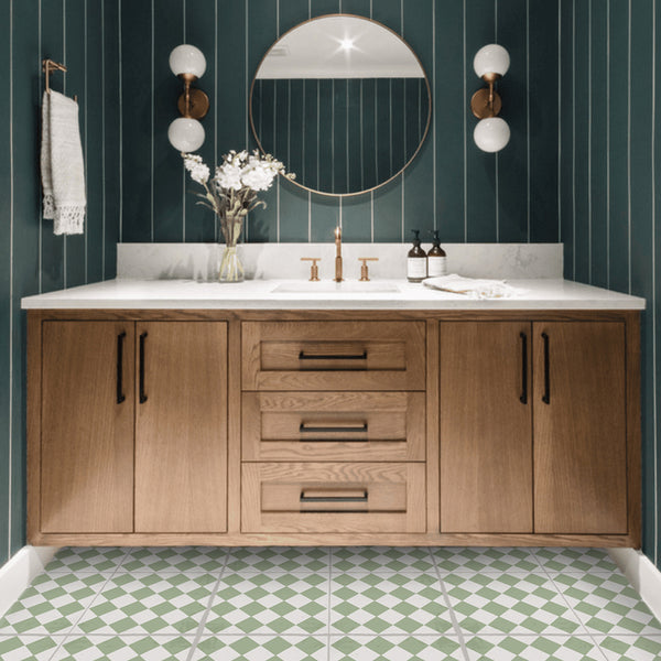 DOMINO VERDE Baldosa de Vinilo Autoadhesiva 33x33cm – Tienda Valdeco